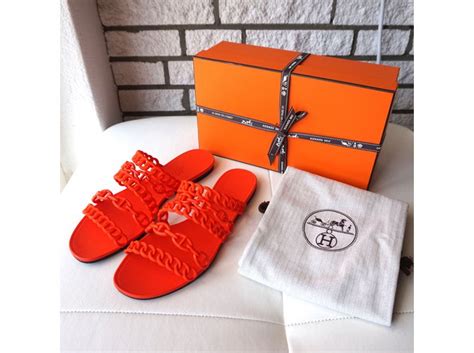 Hermès Hermes Nude Jelly Red Rubber Ref 41166 Joli Closet