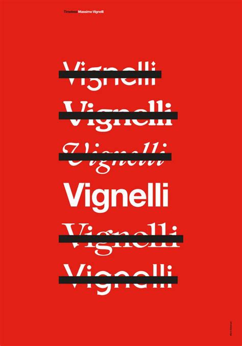 Massimo Vignelli Tribute Timeless Features 53 Posters By Graphic