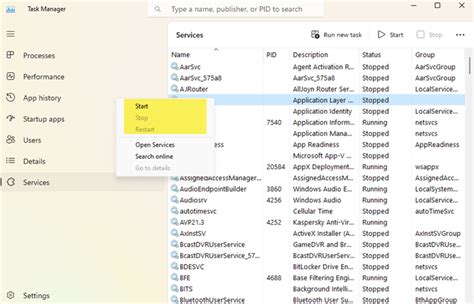 Enable Disable Start Stop Refresh Restart Services In Windows