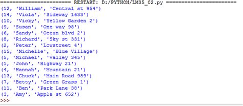 Python Mysql Order By Ept Expert Programming Tutor
