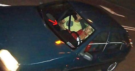 Speed Camera Photo Shows Woman Holding The Wheel And A Mans Penis