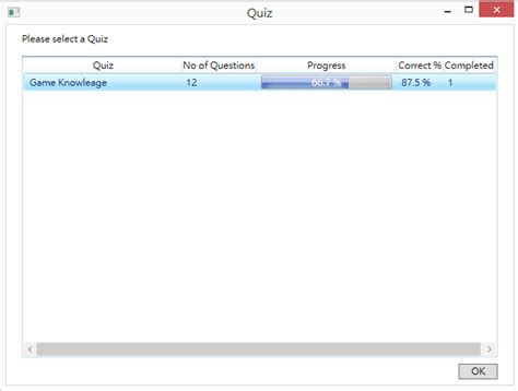 A Learning Application About Quiz In Wpf