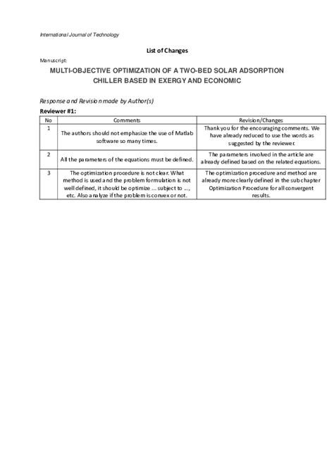Pdf Multi Objective Optimization Of A Two Bed Solar Adsorption Chiller Based On Exergy And