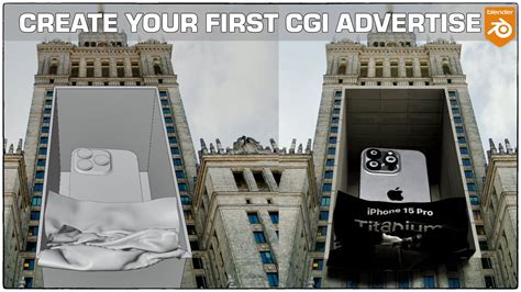 create your first cgi advertise in blender blender vfx tutorial youtube