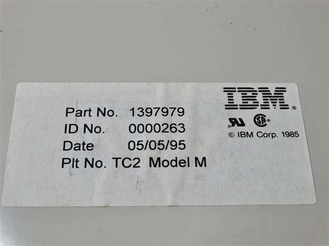 IBM Model M Battleship With Original Styrofoam ClickyKeyboards