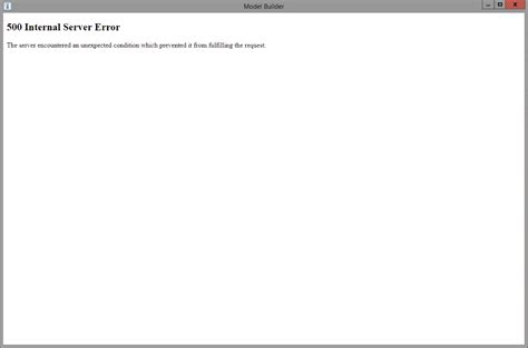 The Server Encountered An Unexpected Condition That Prevented It From Fulfilling The Request