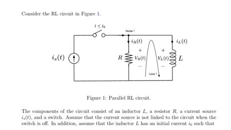 Solved Consider The RL Circuit In Figure Figure Chegg Com