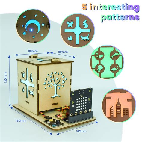 Keyestudio Microbit V Diy Colorful Lamp Starter Kit For Microbit V