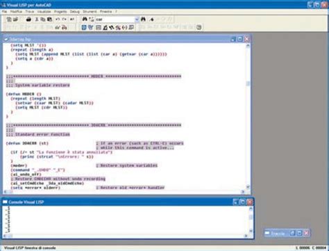 Schermata Dellide Di Visual Lisp In Autocad Download Scientific Diagram