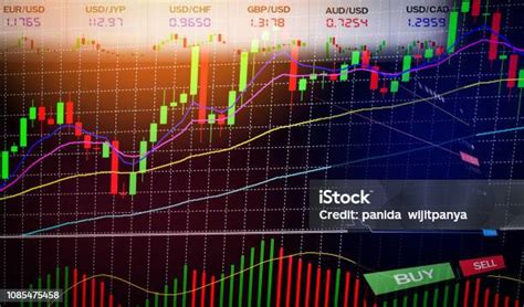 외환 트레이딩주식 금융 비즈니스 그래프 차트 Forex 차트 그래프 보드 데이터 정보 개념에 대한 스톡 벡터 아트 및 기타