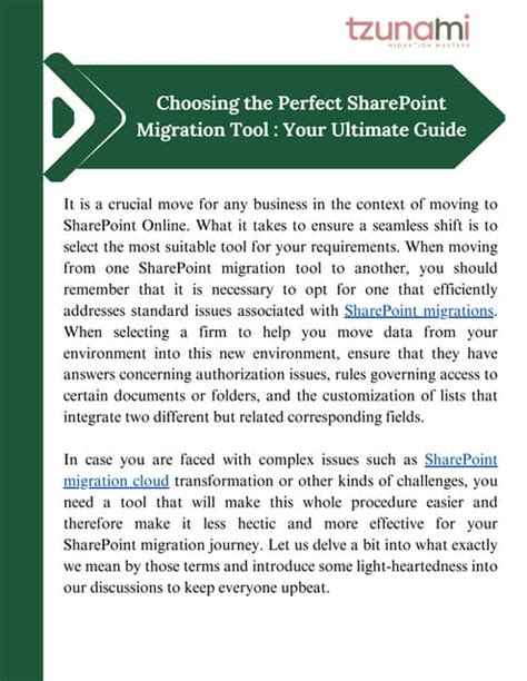 Best 7 Sharepoint Migration Tools Of 2024 Pdf
