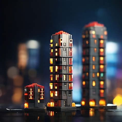 Premium Photo Tower Blocks Game Generated By Ai