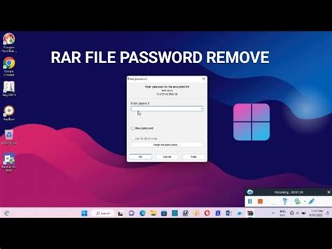 How To Remove Rar File Password Rar File Password Unlock Kaisye Karey YouTube