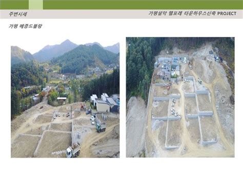 부동산사업계획서 가평 설악 테라스하우스 신축 사업계획서