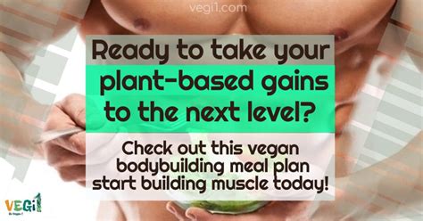 Build Muscle With A Vegan Bodybuilding Meal Plan Vegi1