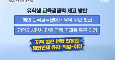 외국 유학생 30만 명 유치…20 도 안 남는데 전망만 장밋빛