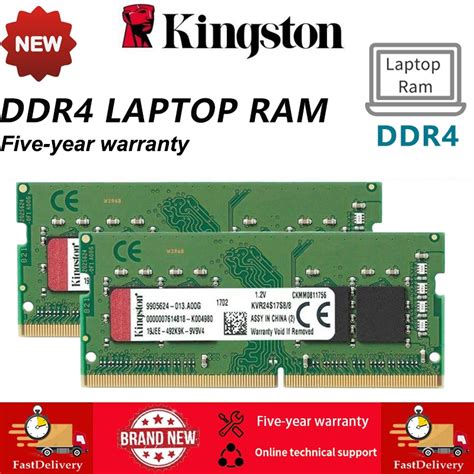 Kingston Ddr4 Ram 4gb 8gb 16gb 2400mhz 2133mhz 2666mhz 3200mhz Laptop Ram Notebook Memória Para