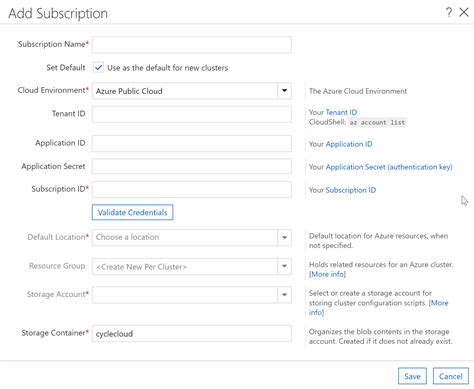 Invalid Azure Credentials Provided Microsoft Qanda