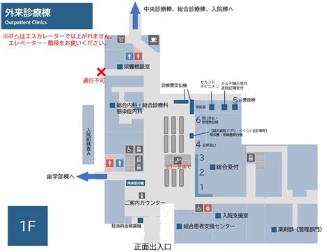 フロアガイド 岡山大学病院 おかやまだいがくびょういん OKAYAMA UNIVERSITY HOSPITAL