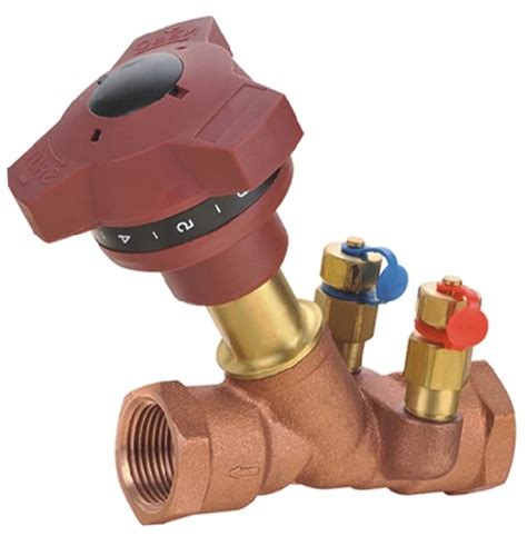 Brass Balancing Valves Double Regulating Balance Flow Meter Valve Brass Balancing Valve And