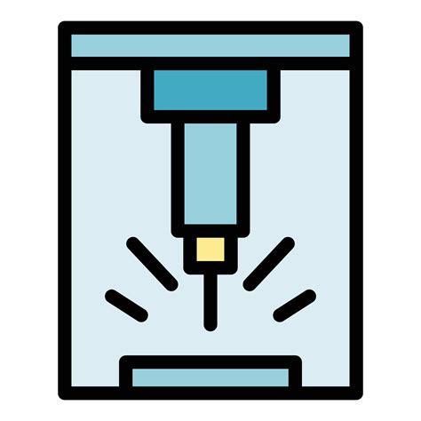 Manufacturing Cnc Machine Icon Vector Flat 26604812 Vector Art At Vecteezy