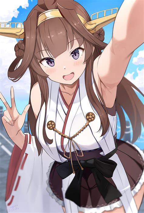 Kongou And Kongou Kai Ni Kantai Collection Drawn By Nagareflow