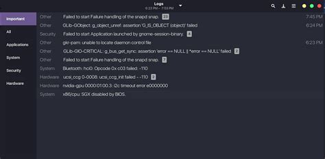 Unable To Open Snapd Applications Snapd Snapcraft Io