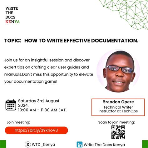 Write The Docs Kenya On Linkedin 🚨we Are Live🚨 Get To Learn How To
