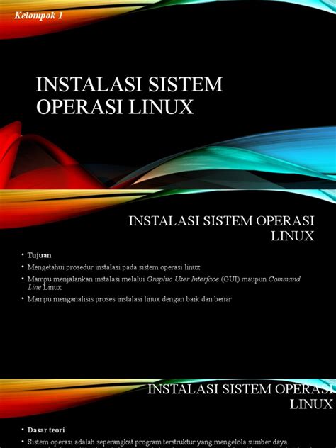 instalasi sistem operasi linux pdf