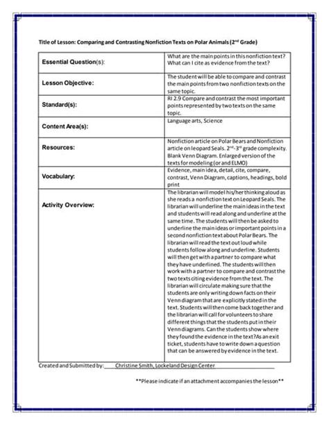 Compare Contrast And Similarities Differences Pdf