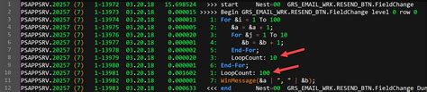 Suppress Logs In Loop New Trace In