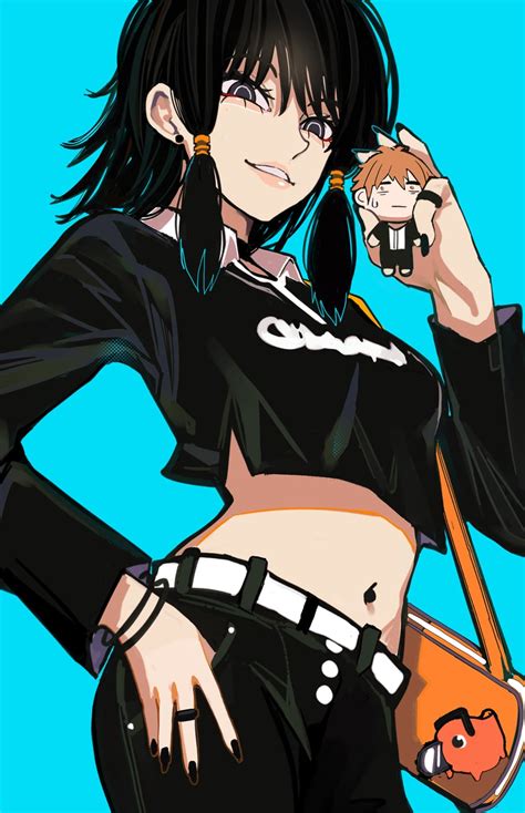 Denji Pochita And Mifune Fumiko Chainsaw Man Drawn By Sailen Danbooru