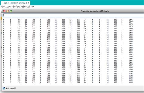 Timing Issue Softwareserial Hardware Serial Spektrum Satellite