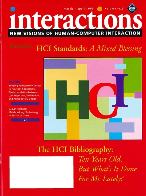 HCI Standards ACM Interactions