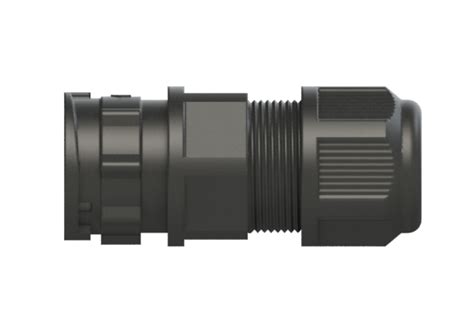 방수 Ip67 D사이즈대형 4핀 수 현장 부착형 커넥터 Cdg L104sa 홀린