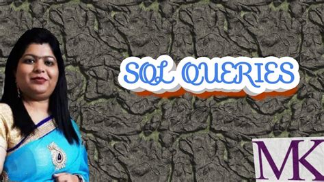 SQL QUERIES YouTube