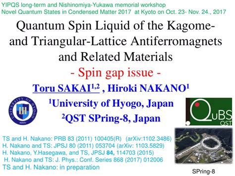 Ppt Quantum Spin Liquid Of The Kagome And Triangular Lattice Powerpoint Presentation 1069759