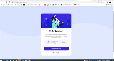 Github Olalemi Order Summary Component Card Frontend Mentor Challenge