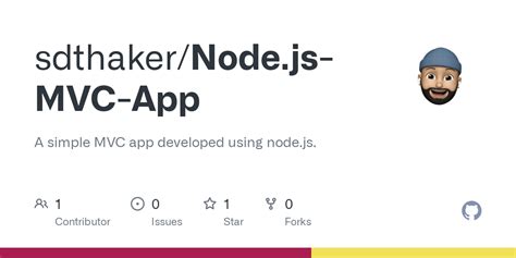 github sdthaker node js mvc app a simple mvc app developed using node js