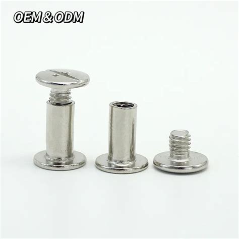 High Quality Decorative Book Iron Binding Chicago Screw Male And Female