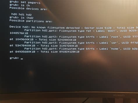 SSD Change Not Booting Grub Shell Emergency Mode Kernel Boot Graphics Hardware