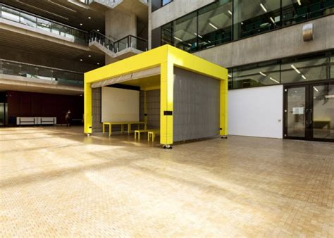 Giant Tables Form Workspaces At Central Saint Martins
