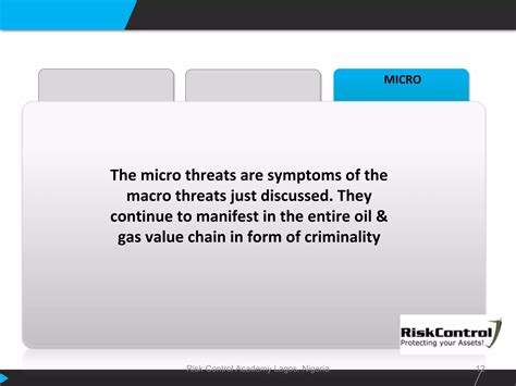 Sustainable Security Model For The Oil And Gas Industry In Nigeria Ppt