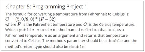 Solved Java Programming Within The CelsiusDemo Class You Chegg