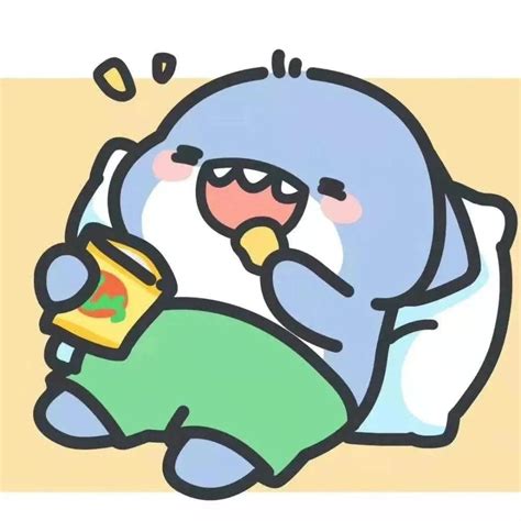 很火的小鲨鱼头像可爱头像小鲨鱼高清无水印