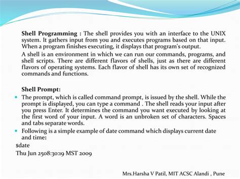 Shell Scripting And Programming Pptx