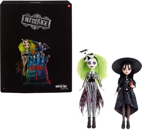 Mattel Creations Beetlejuice Lydia Deetz Monster High Skullector Doll 2