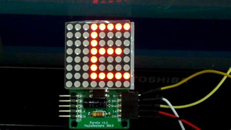 Dot LED Matrix Parola Scrolling YouTube