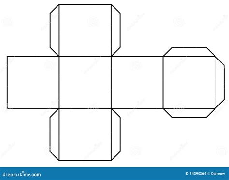 Print A Cube Stock Illustration Illustration Of Print