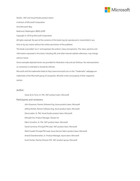 Containerized Docker Application Lifecycle With Microsoft Platform And Tools E Book Pdf
